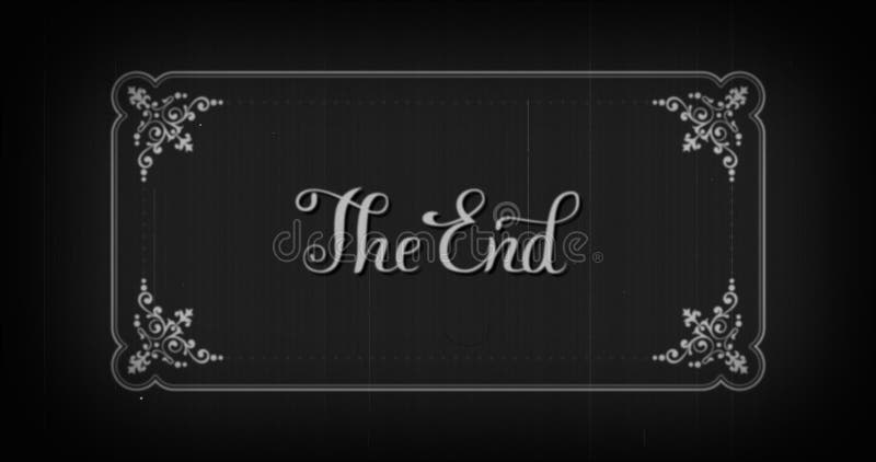 Old movie ending stock video. Video of film, colorful - 78867965