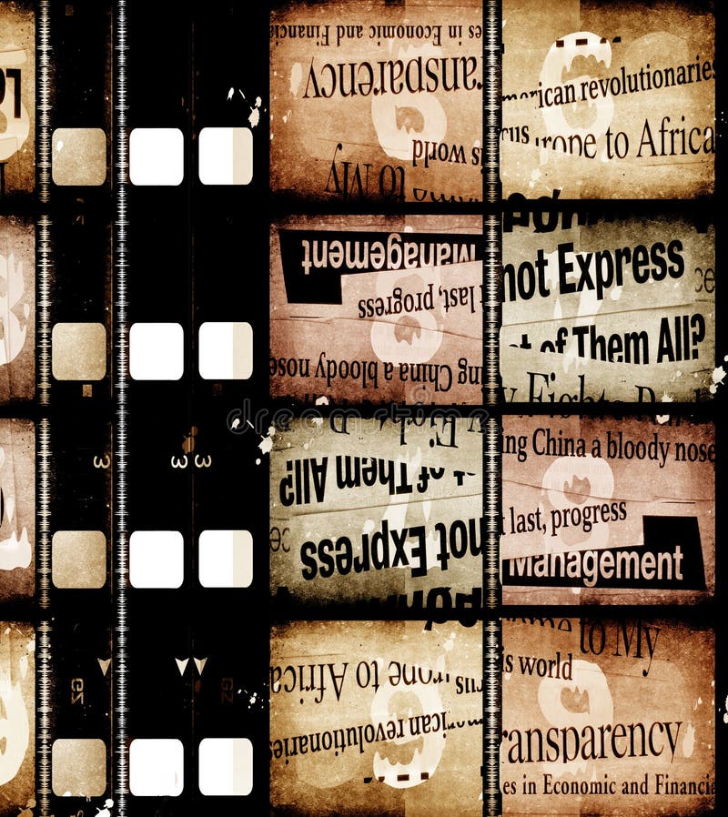 Old movie Film stock image. Image of 35mm, damaged, grungy - 6386609