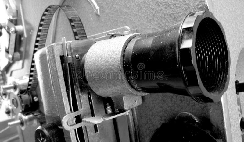 Old movie machine stock image. Image of film, hollywood - 1037713