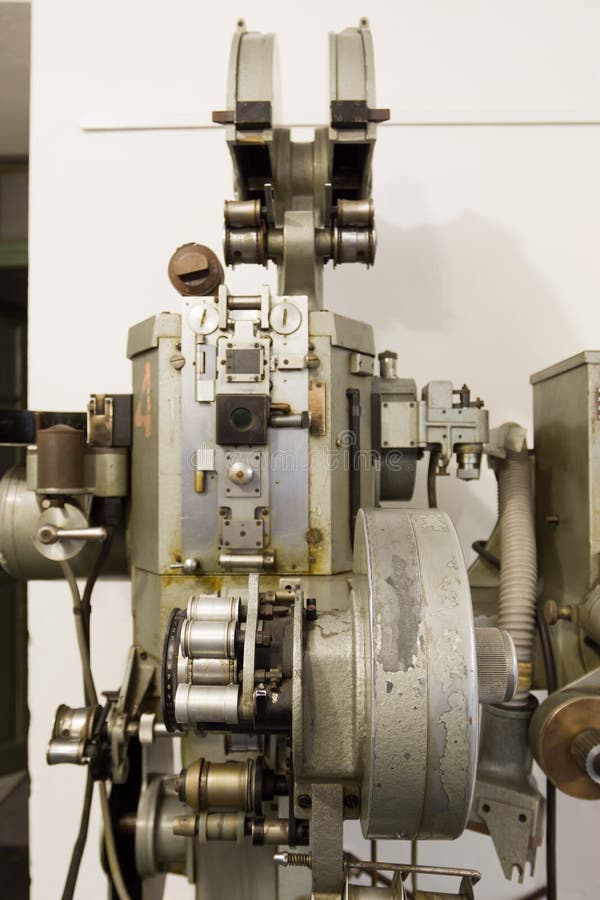 Old movie projector stock image. Image of rollers, sprocket - 26543203