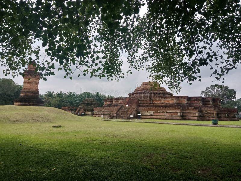 Old Muaro Takus Temple stock photo. Image of takus, omuaro - 261650124