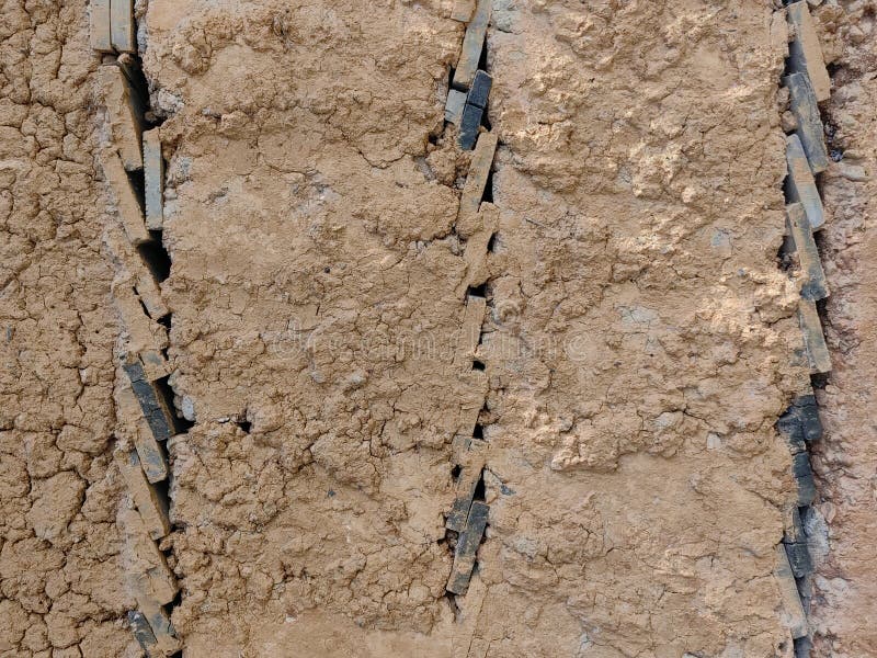 Old Muddy Adobe Wall Closeup Stock Photo - Image of close, house: 320163754