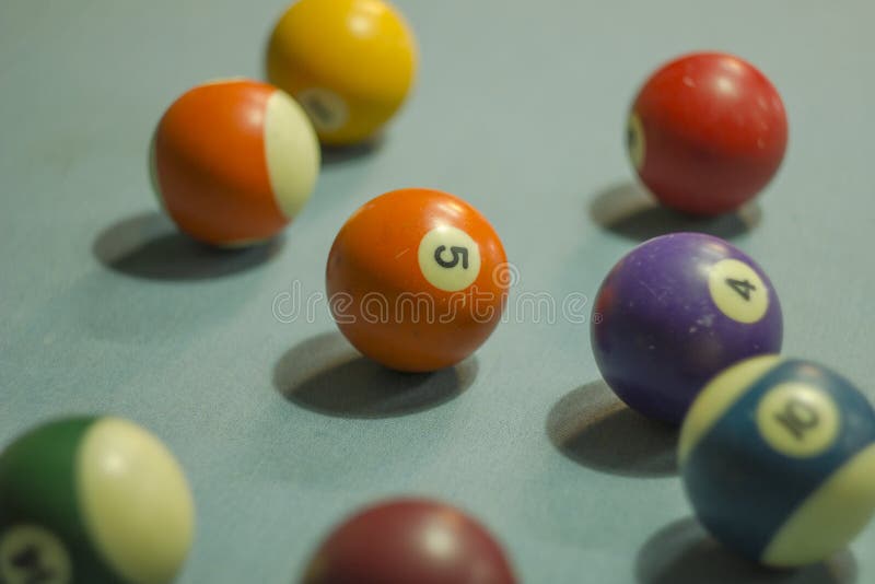 Colored billiard balls stock photo. Image of round, objects - 13455780