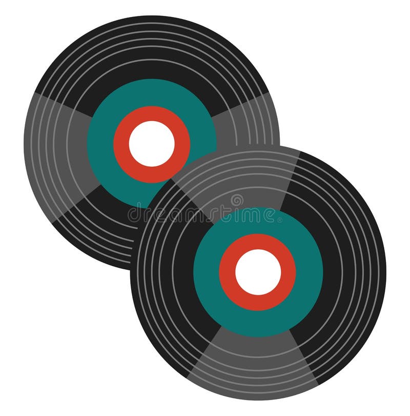 The Music Disk Icon. Musical Symbol Stock Vector - Illustration of ...