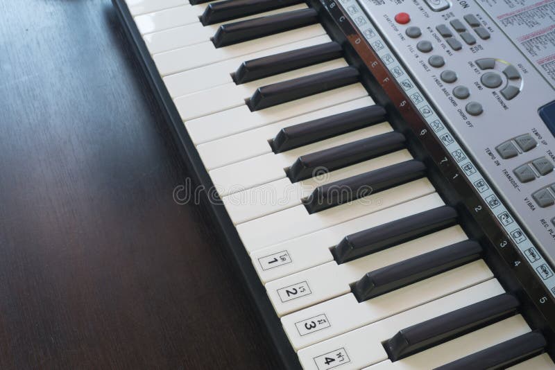 Old Musical Electronic Classic Piano Stock Photo - Image of electone ...