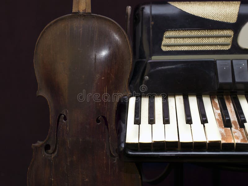 Old Musical Instruments stock photo. Image of antique - 107903432
