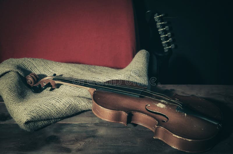 Old musical instruments stock image. Image of instrument - 124514265