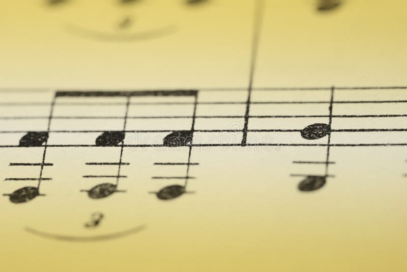 Old Musical Score Sheet stock photo. Image of paper, landscape - 50671578