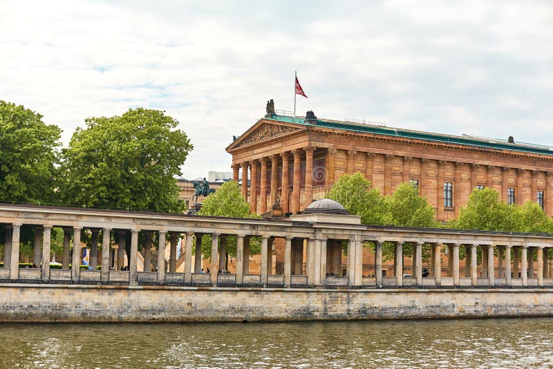 Old National Gallery Building in Berlin Editorial Stock Photo - Image ...