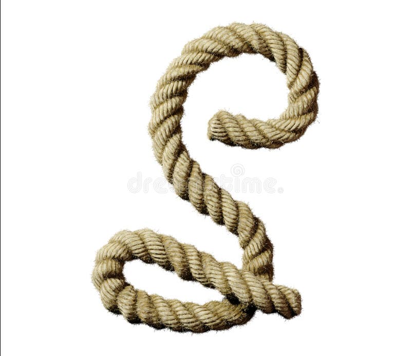 Rope Letter's Stock Illustrations – 172 Rope Letter's Stock ...