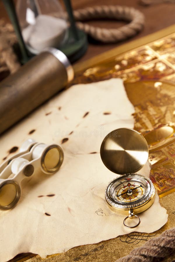 Old navigation equipment stock image. Image of antique - 24694637