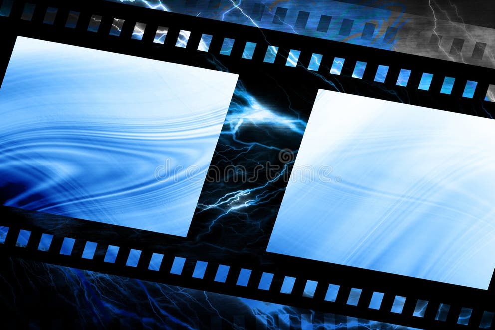 Old negative film strip stock illustration. Illustration of photograph ...