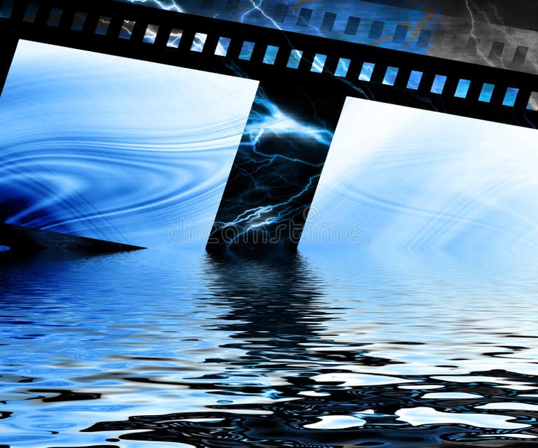 Old negative film strip stock illustration. Illustration of frame - 4227447