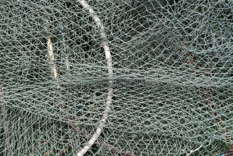 Old Net Fish Trap Texture Background. Stock Photo - Image of abstract ...