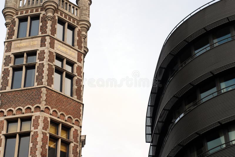 Old and new architecture stock image. Image of historical - 4639373