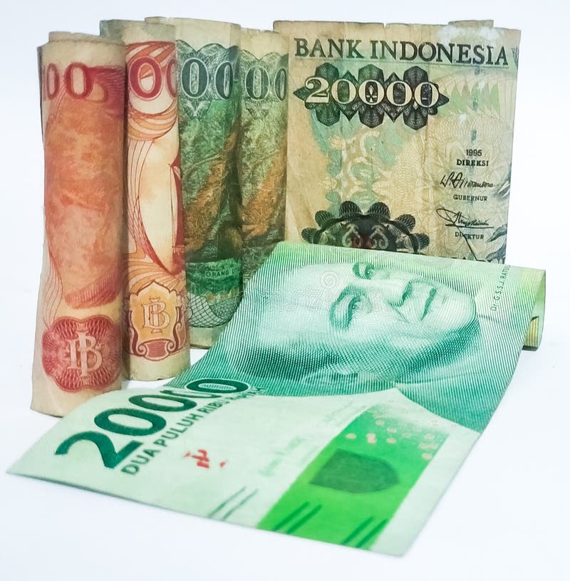 Old and New Indonesia Paper Money Stock Photo - Image of sketch ...