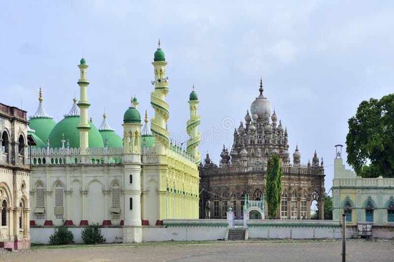 Old and New Mughal Architecture at Junagadh Stock Image - Image of ...