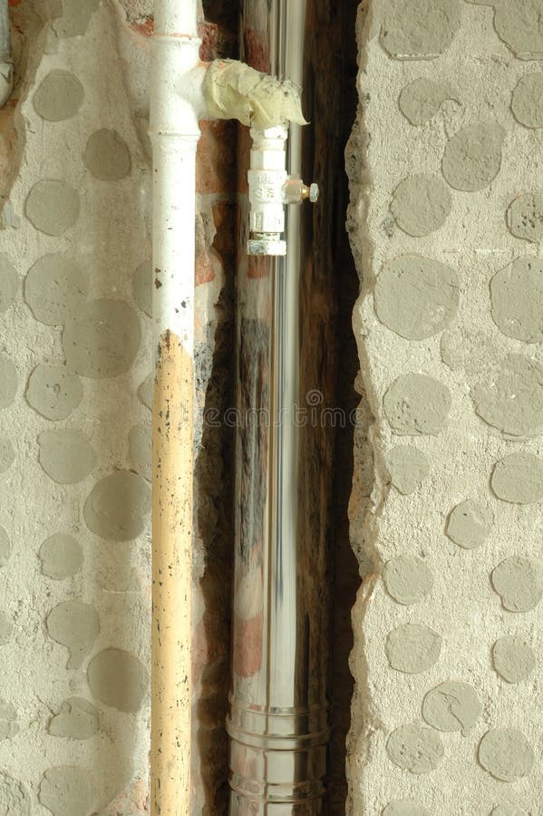 Old and new pipes stock image. Image of dirty, rusty - 40324585