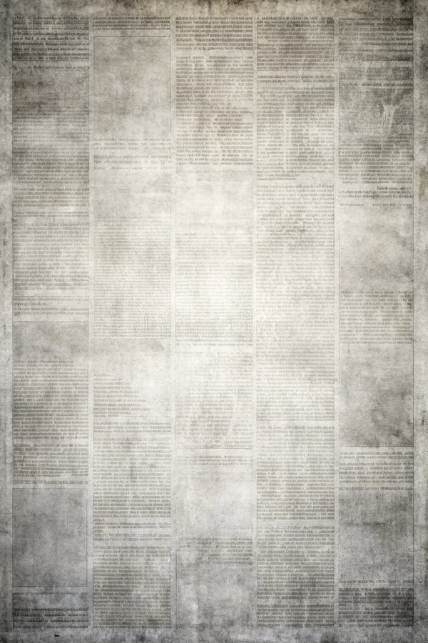 Blank Newsprint Background