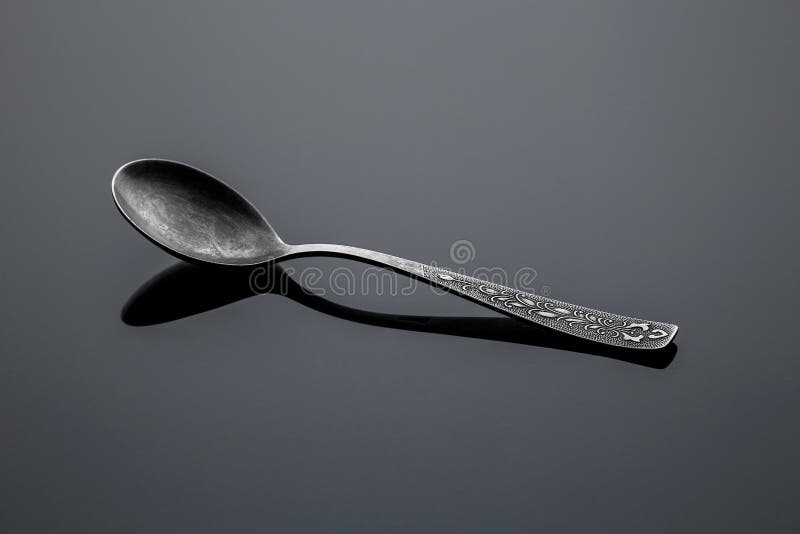Old Nickel Silver Spoon stock photo. Image of vintage - 138929802