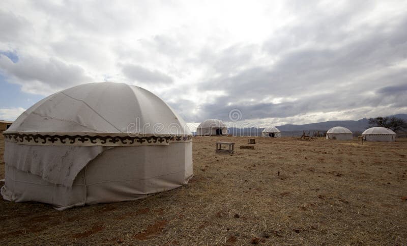 Old Nomadic Turkish Tents. stock photo. Image of landscape - 188403632