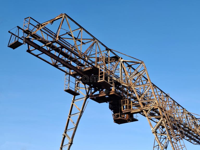 Old Non Functioning Overhead Crane Stock Photos - Free & Royalty-Free ...