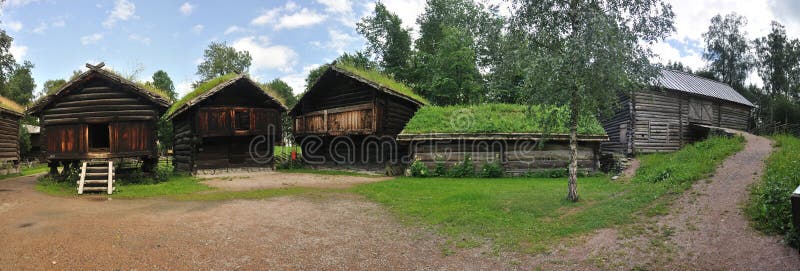 Old Norwegian Farm House Oslo, Norway Stock Image - Image of ...