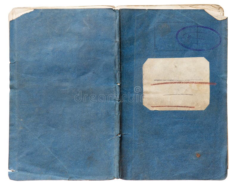 Old note book isolated stock image. Image of grunge, notepaper - 75493303