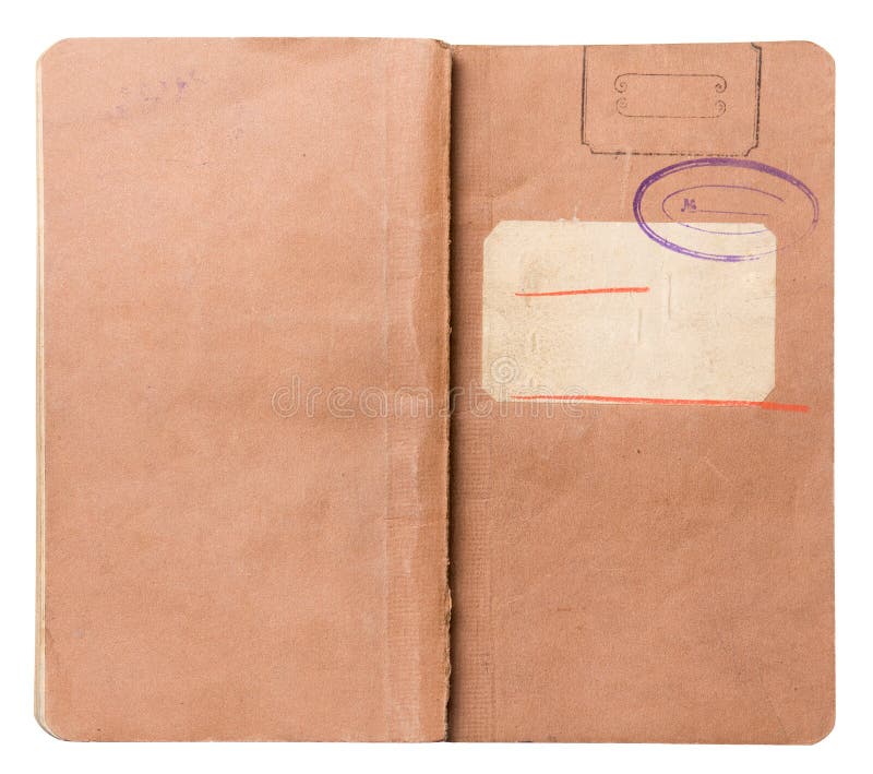 Old note book isolated stock photo. Image of book, cover - 75493896