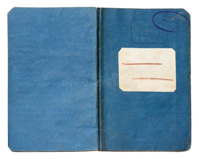 Old note book isolated stock photo. Image of book, cover - 75493896