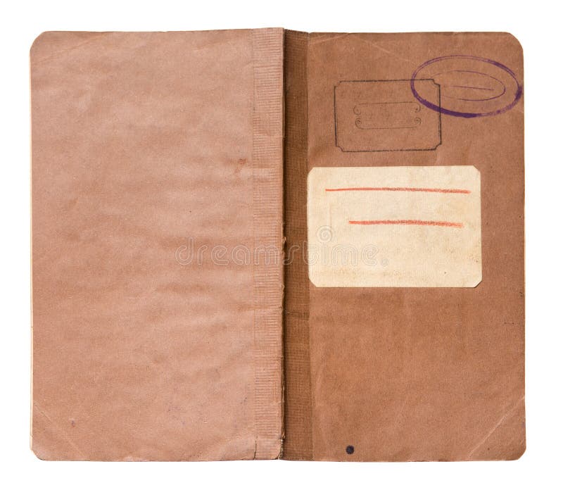 Old note book isolated stock image. Image of grunge, notepaper - 75493303