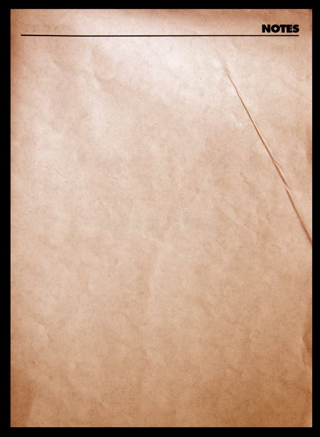 Old note paper stock photo. Image of nostalgia, parchment - 6553634