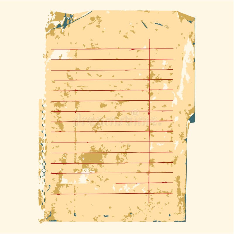 Old note paper background stock vector. Illustration of paper - 25964733