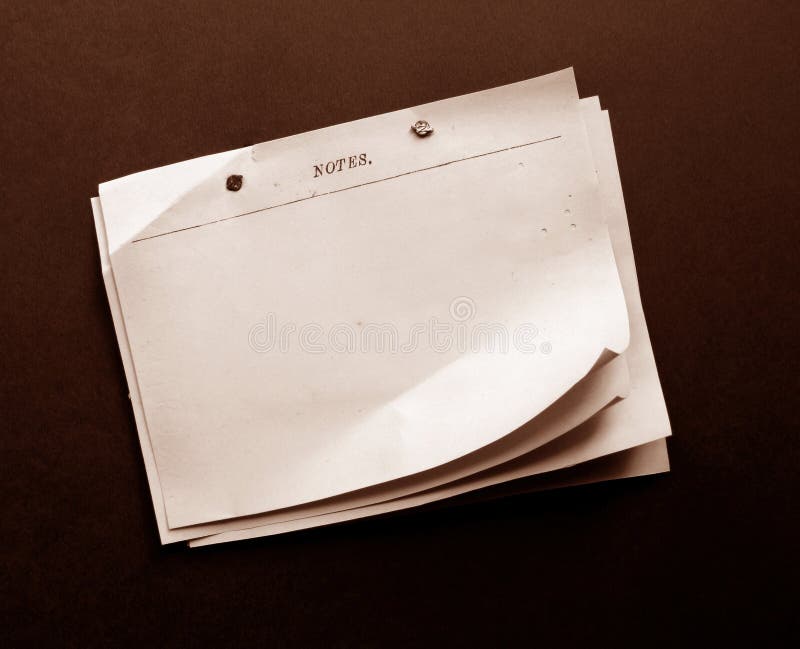 Old note papers stock image. Image of abstract, artistic - 5615547