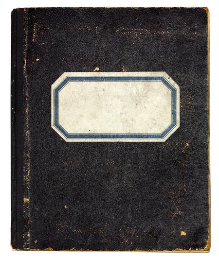 Old Notebook Cover stock image. Image of journal, copy - 20744995
