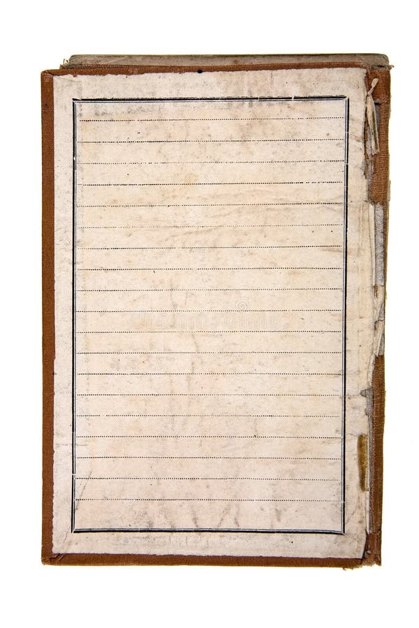 Old notebook stock photo. Image of endpaper, book, note - 2443676