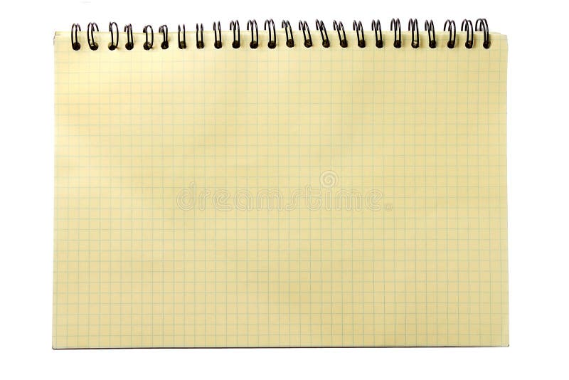 Old notebook stock photo. Image of yellow, education - 26673272
