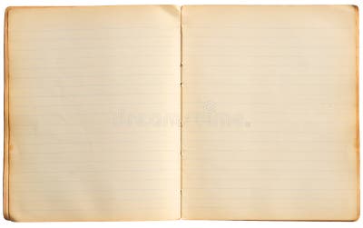 Old Notebook Pages stock photo. Image of empty, sheet - 21177012