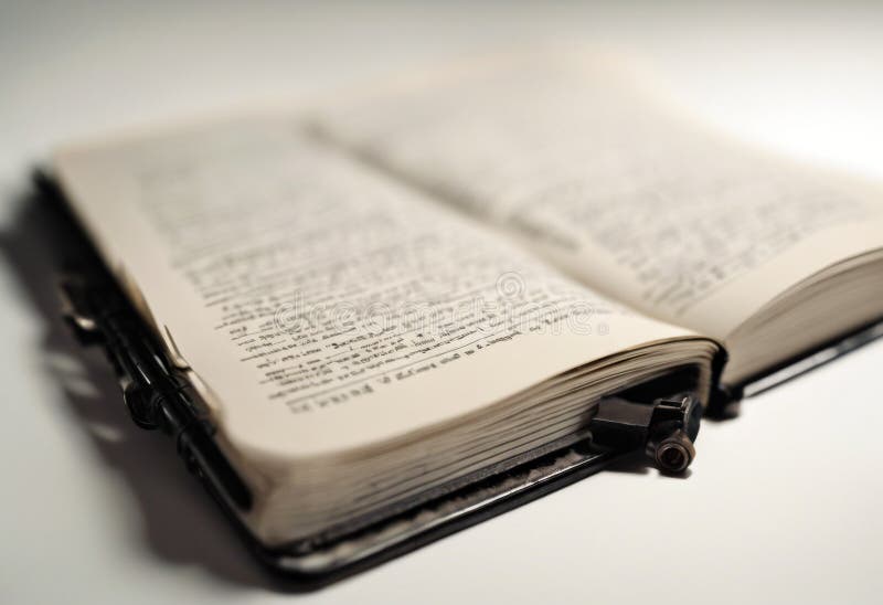 Old notebook white stock illustration. Illustration of pattern - 316537490