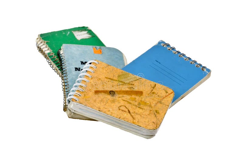 Old Notebooks stock photo. Image of cover, worn, notepad - 82503760