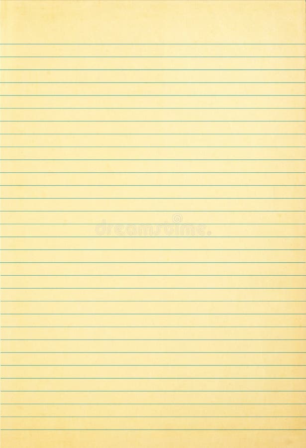 Old Notepad Paper with Line Patterned Stock Photo - Image of letter ...