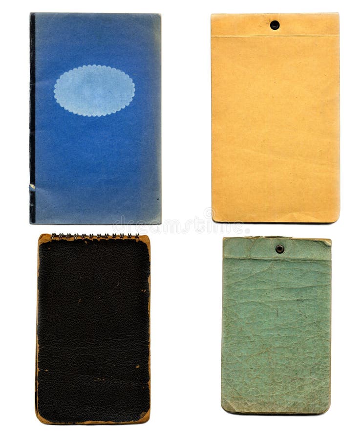 Old notepads stock image. Image of grunge, brown, stained - 19531793