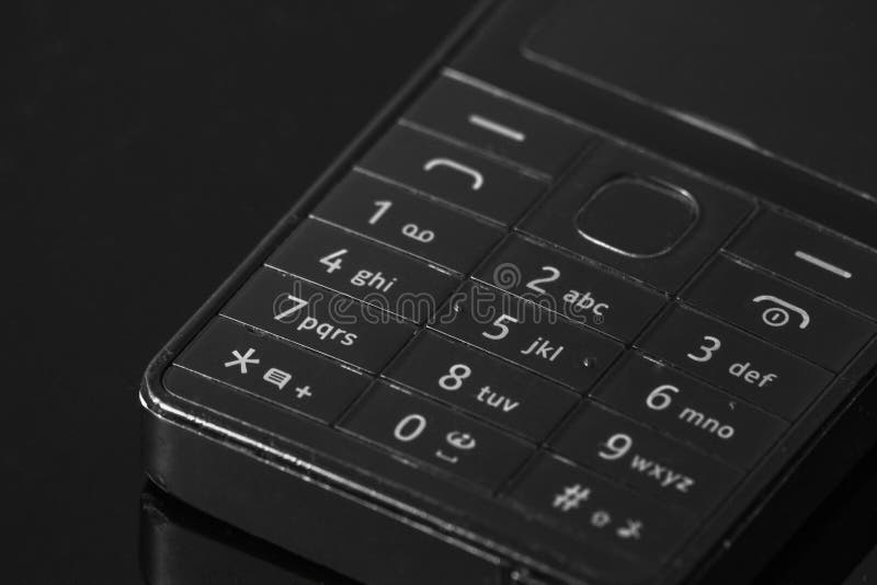 Old numeric cell phone stock photo. Image of numerical - 98474526