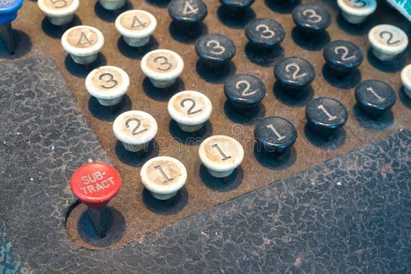 Old Numeric Keypad (3)) stock image. Image of machine - 37215877