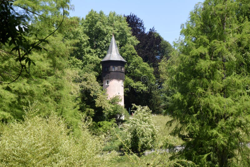 An Old Observation Tower on the Mountainside. Stock Photo - Image of ...