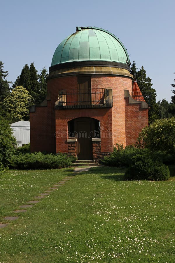 Antique Observatory with Copper Dome Stock Photo - Image of hailsham ...