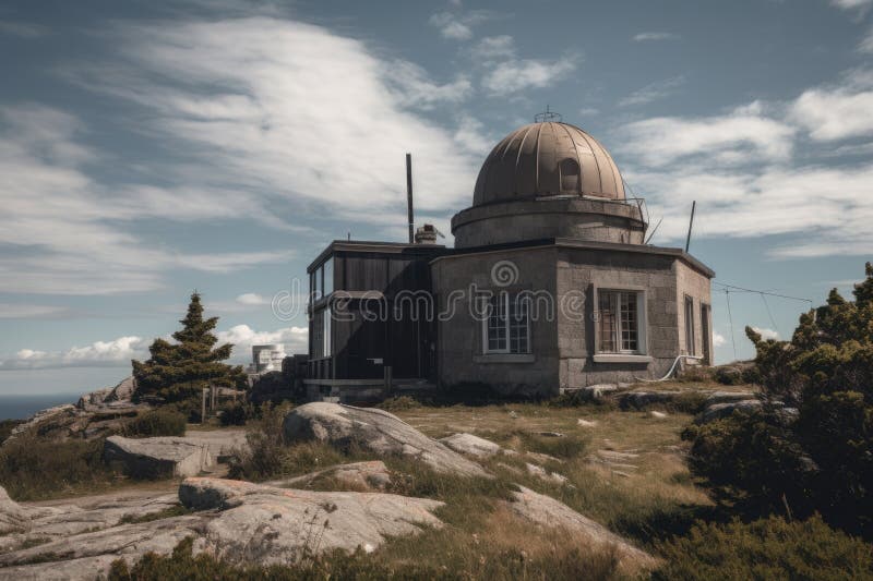 Old Observatory, with Telescopes and Other Scientific Instruments Still ...