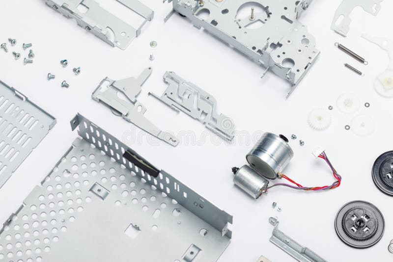 Obsolete electronics parts stock image. Image of disassembled - 163963901