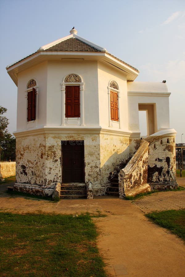Old octagon castle stock image. Image of reconstruction - 23160791