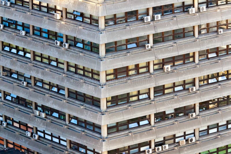 The old office building stock photo. Image of conditioner - 16222282